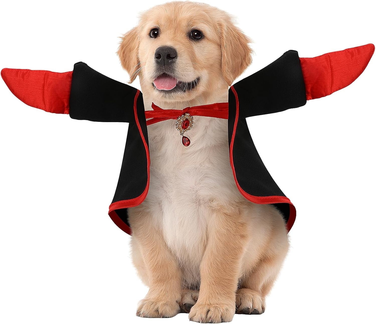 PJKOBMJ Pet Halloween Costumes Dog Vampire Cape Dog Vampire Devil ...