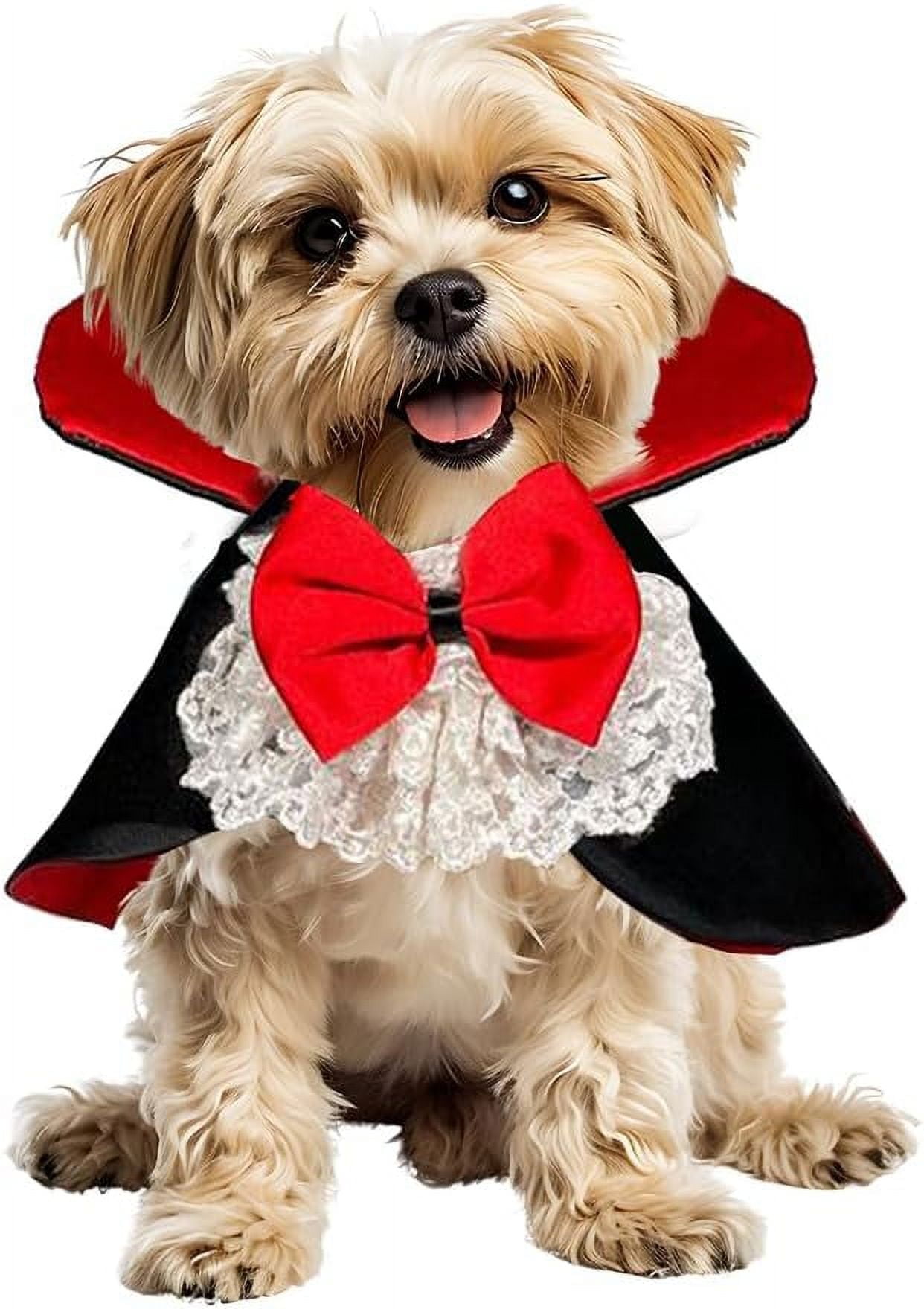 PJKOBMJ Pet Halloween Vampire Baron Cape, Pet Festival Robe, Halloween ...