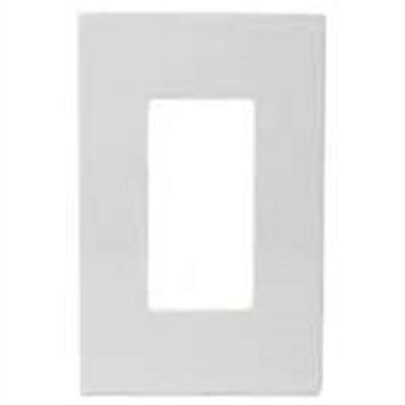 PJS26W 1-Gang Decor Screwless Wallplate, White - Walmart.com