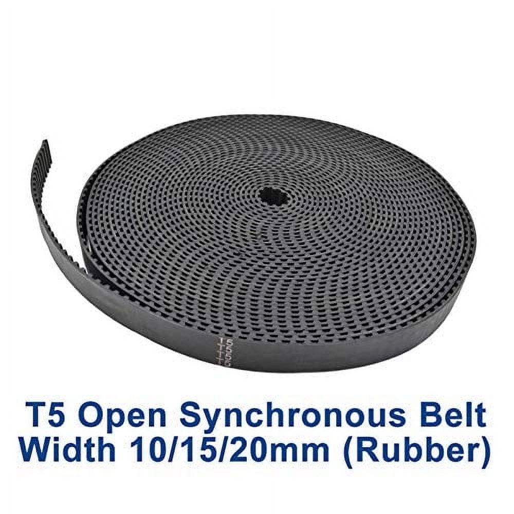PJinloog-Timing Belt Metric Trapezoid T5 Open Synchronous Belt, Width ...
