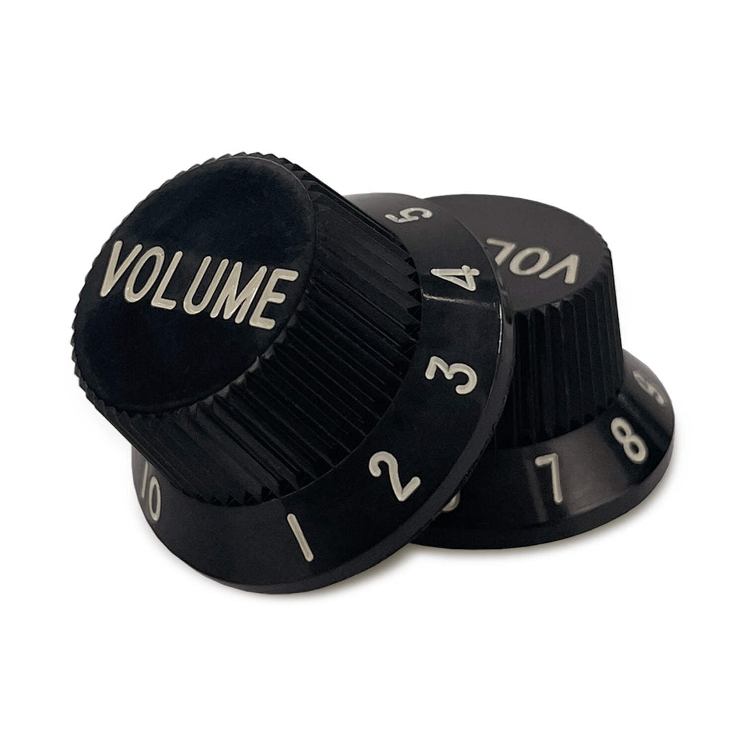 PK-0154 Set of 2 Plastic Volume Knobs for Stratocaster® - Walmart.com