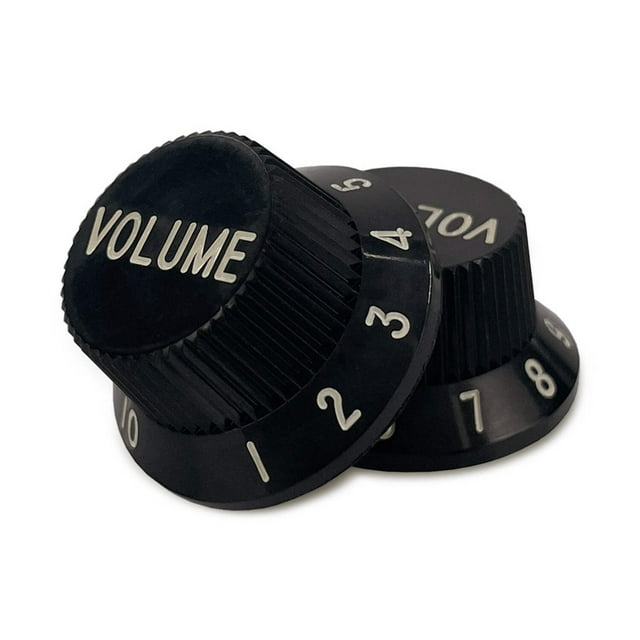 PK-0154 Set of 2 Plastic Volume Knobs for Stratocaster® - Walmart.com