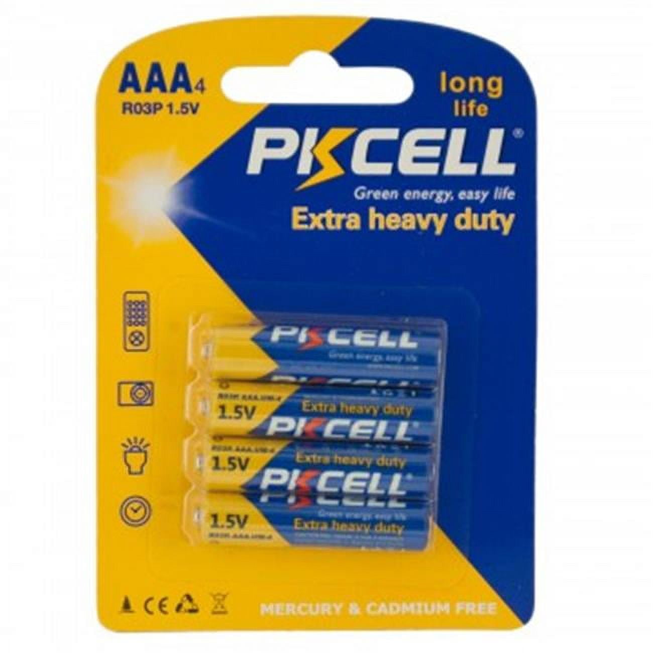 PK Cell Heavy Duty AAA Batteries - Walmart.com