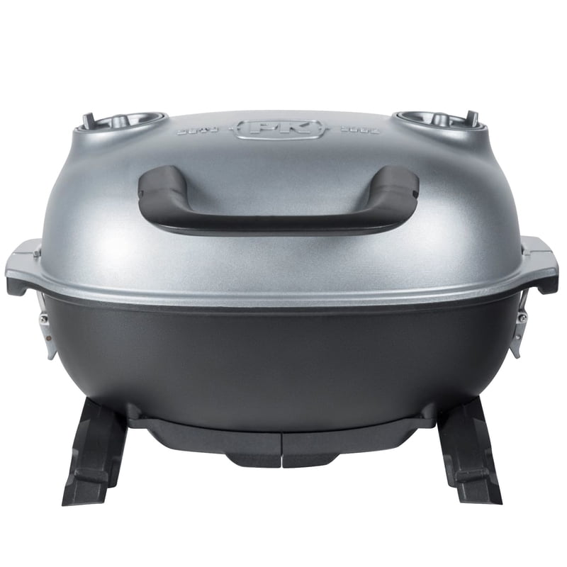 PK Grills 17 in. PKGO Outdoor Tailgate BBQ Charcoal Grill and Smoker ...