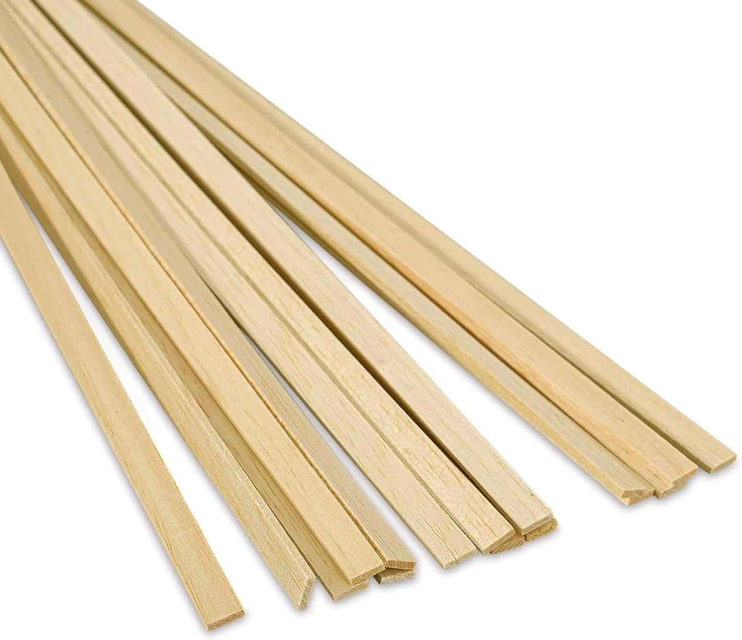 PK00031 Model BWS001X040 Balsa Wood Strips, 1/8" x 1/4" x 36" (Pack of ...