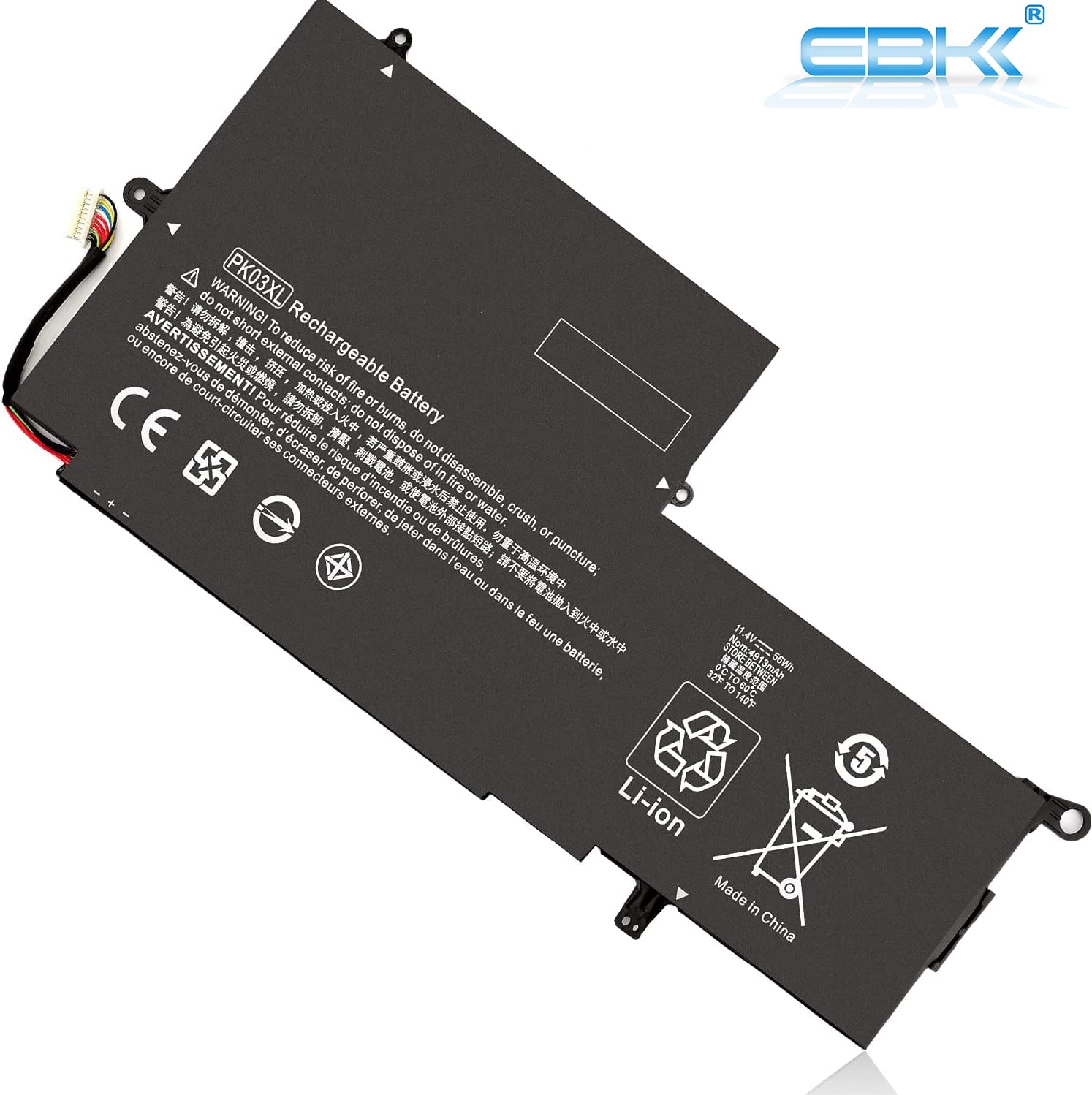 PK03XL 789116-005 788237-2c3 Battery for HP Spectre X360 13-4002dx 13 ...