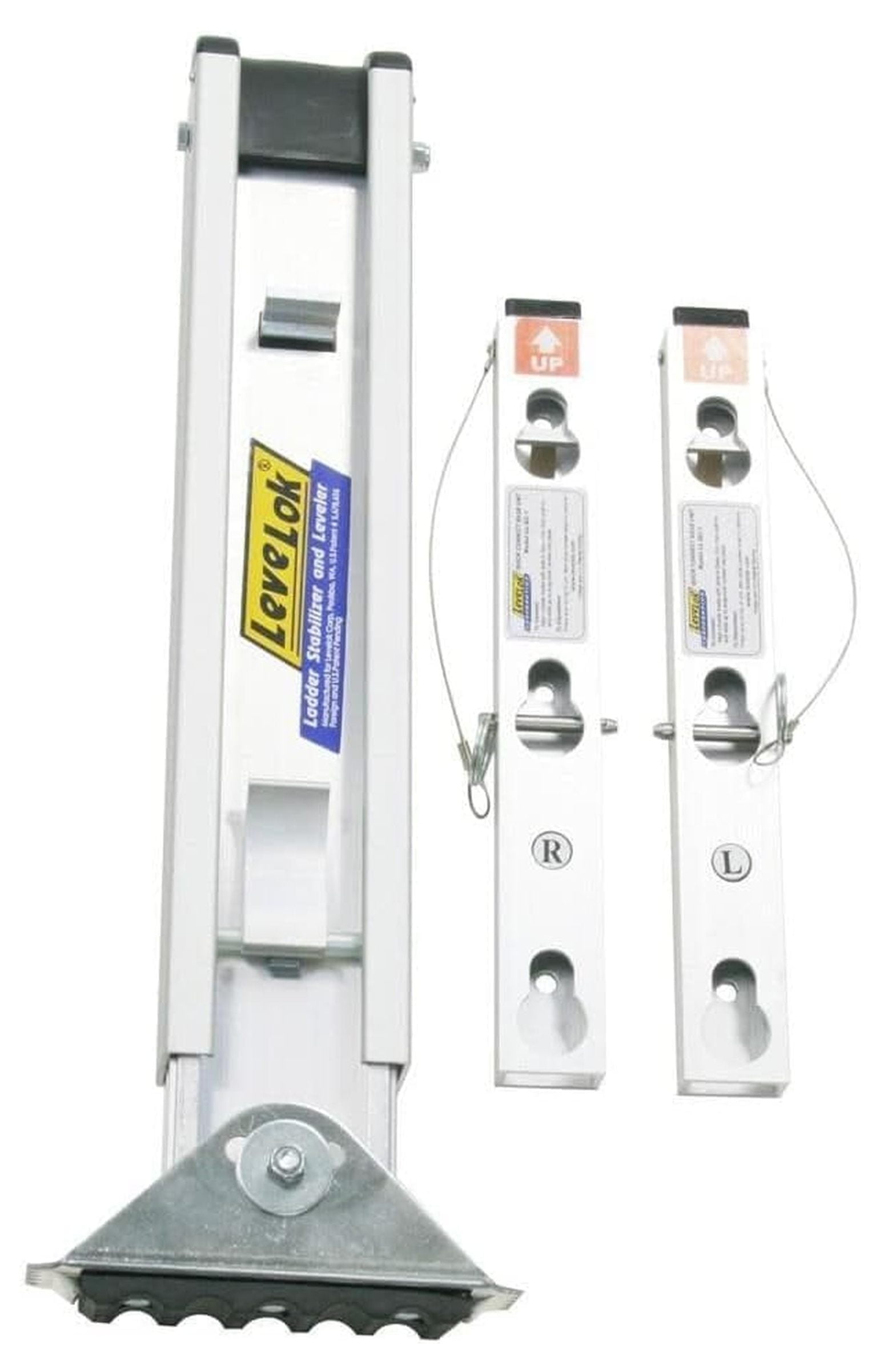 LLYYJ Ladder Leveler PK70-1 with 2-Base Unit Attachments, 3 x 21 x 3 ...