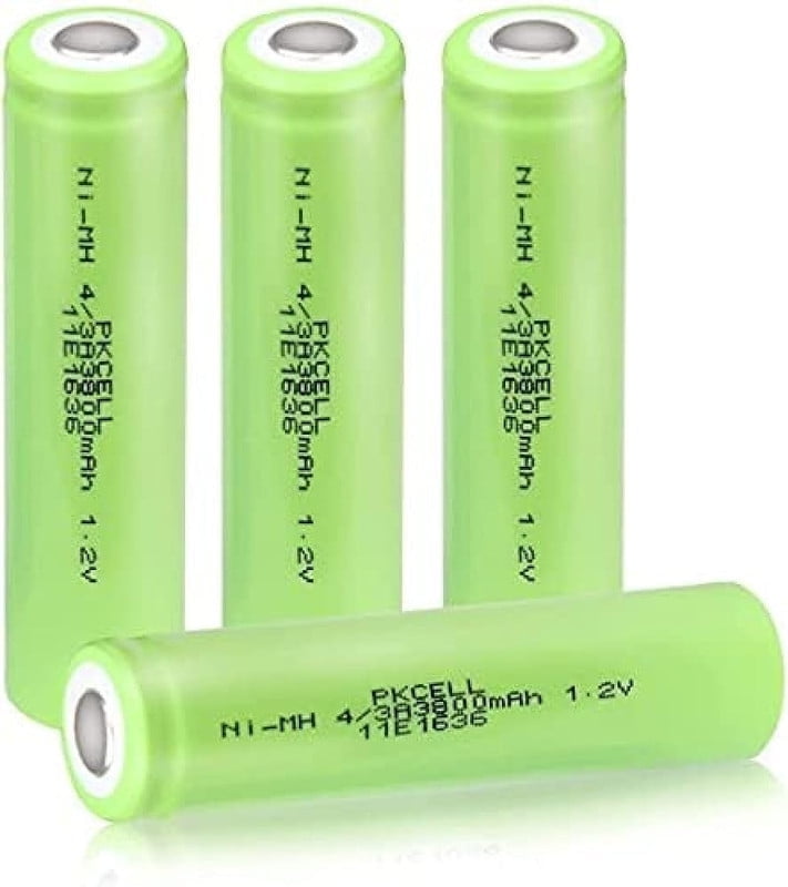 PKCELL 1.2V 4/3A 3800mAh NIMH Rechargeable Battery for Radio Telephony ...