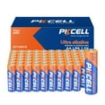 PKCELL AA Alkaline Batteries 1.5V 60 Packs LR6 Double A Battery Long ...