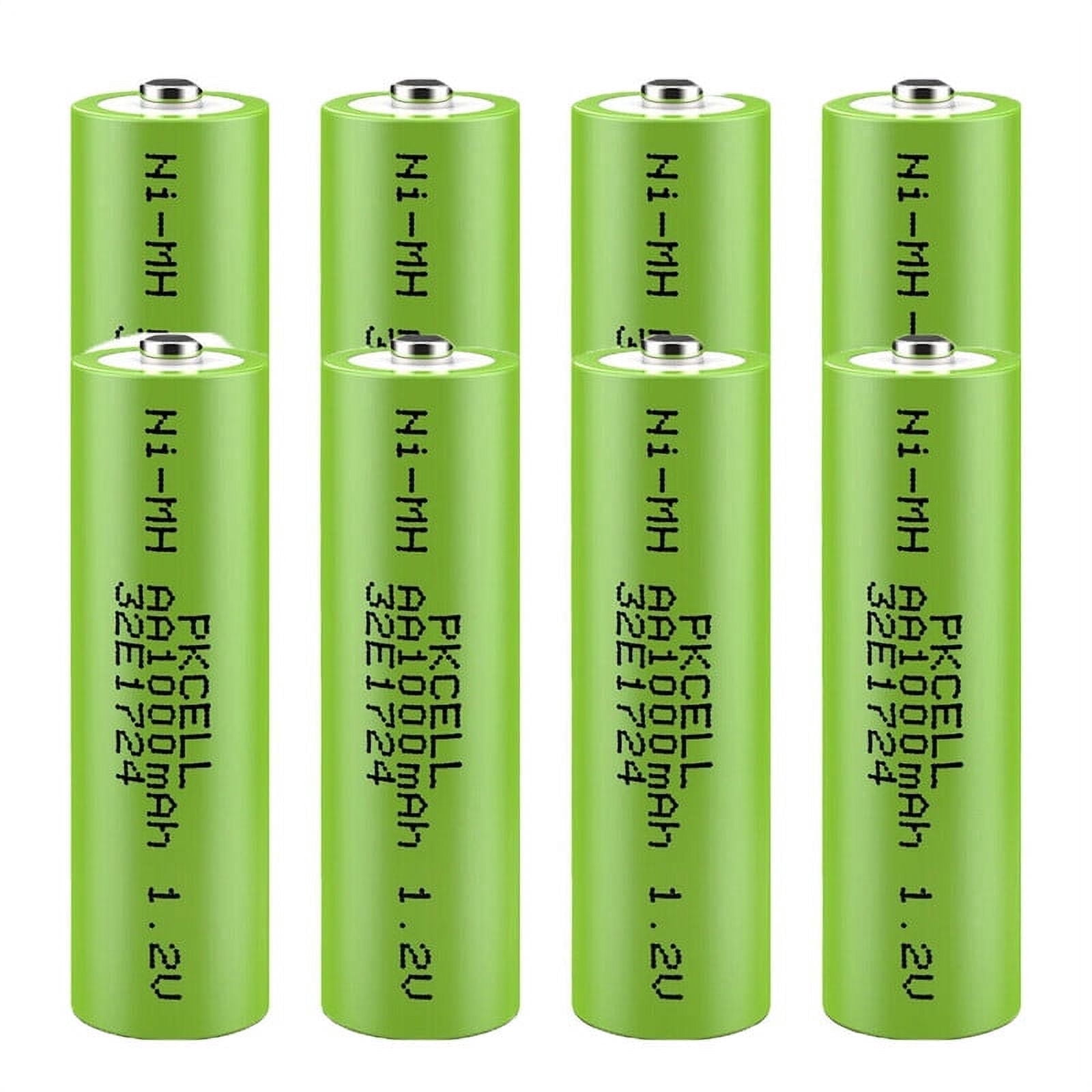 Fuspower AA Rechargeable Batteries NiMH 1000mAh 1.2V for Garden Solar ...