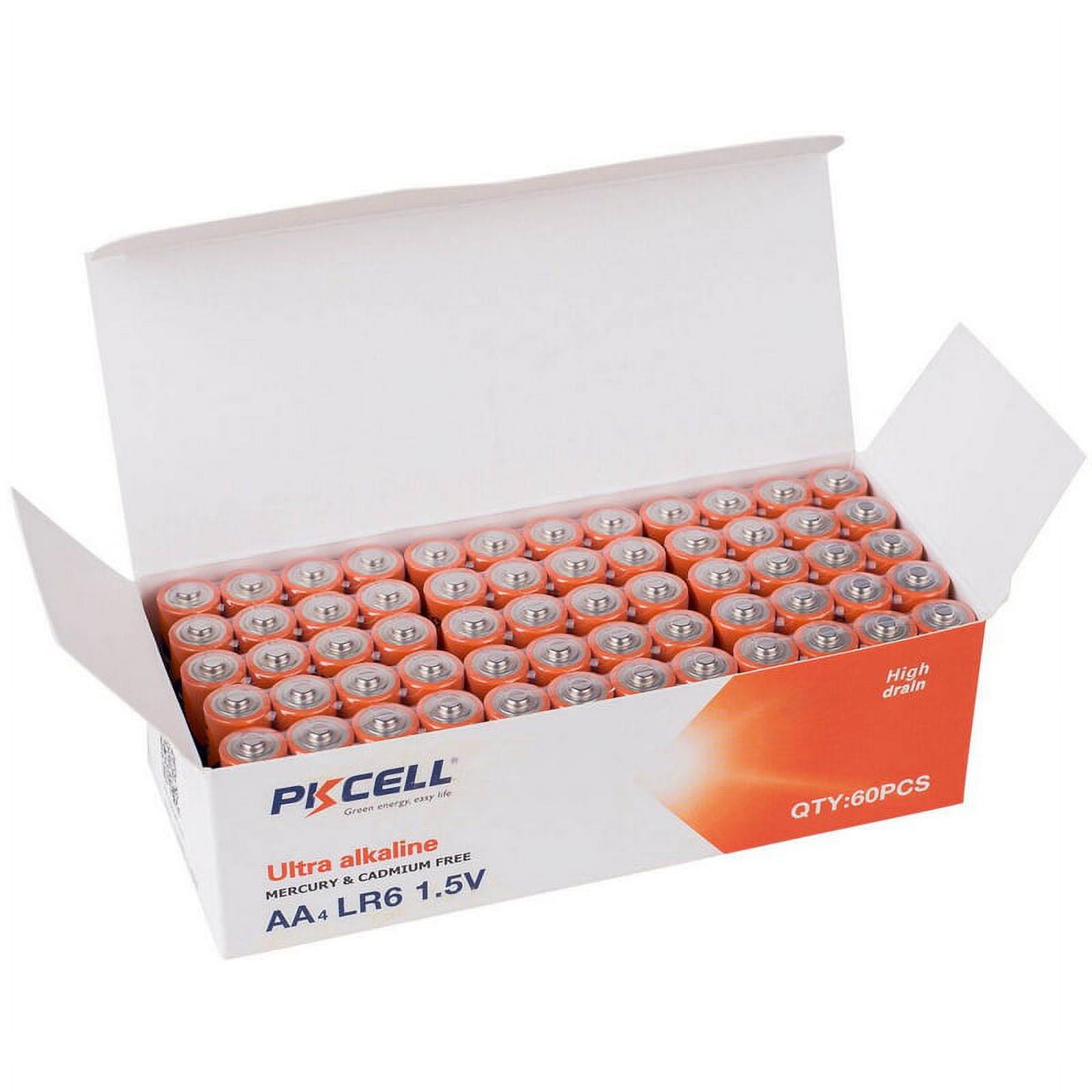 PKCELL AA Ultra Alkaline Battery 60-Pack - Walmart.com