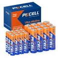 PKCELL Battery AA AAA Combo, 1.5V High Performance Disposable 12 Double ...