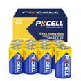 PKCELL C Size Batteries Heavy Duty Batteries 1.5V R14P UM-2 Batteries ...