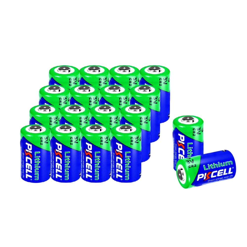 PKCELL CR2 Battery 3V Lithium 16 Count DL-CR2 for Golf Rangefinder Baby ...
