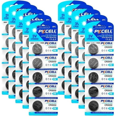 PKCELL CR1025 3V Lithium Coin Battery 10 Pack - Walmart.com