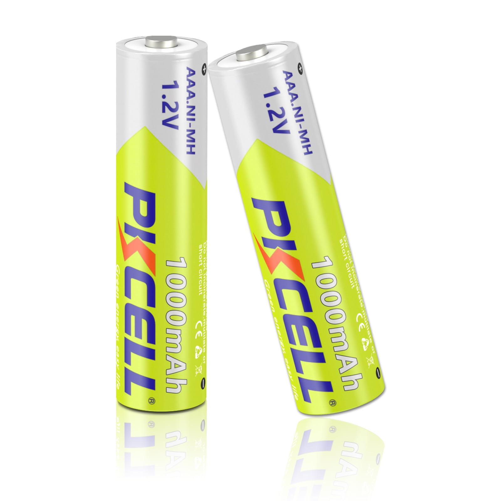PKCELL NIMH AAA 1.2V 1000mAh NiMh AAA Batteries 2-Pack - Walmart.com