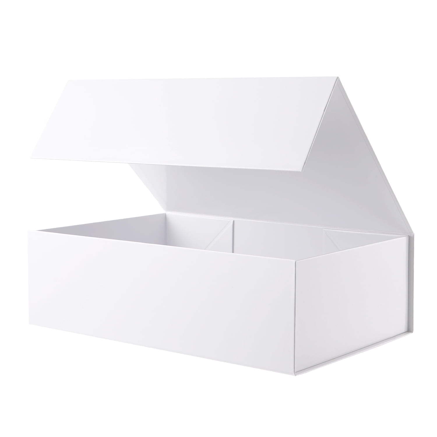 PKGSMART Large White Magnetic Gift Box for Wedding, Party, Presents, 13 ...