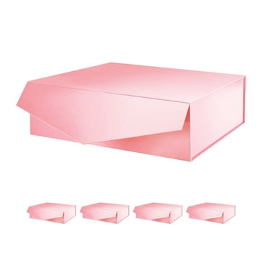 PKGSMART 5 Gift Boxes, White Magnetic Shirt Gift Boxes with Lids for ...