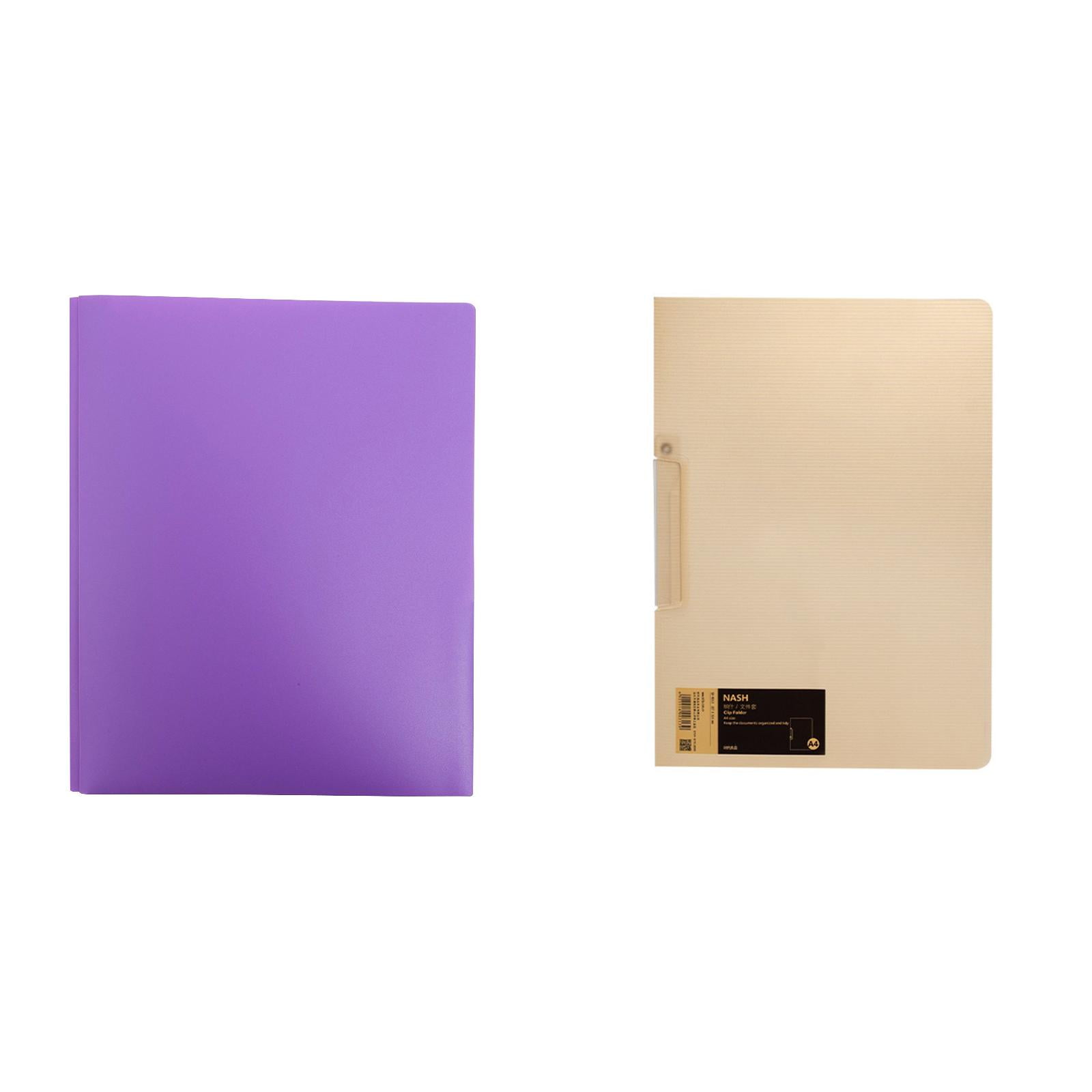PKJHGA Folder + Folder,Foldable Plastic File Clipboard Profile Clip ...