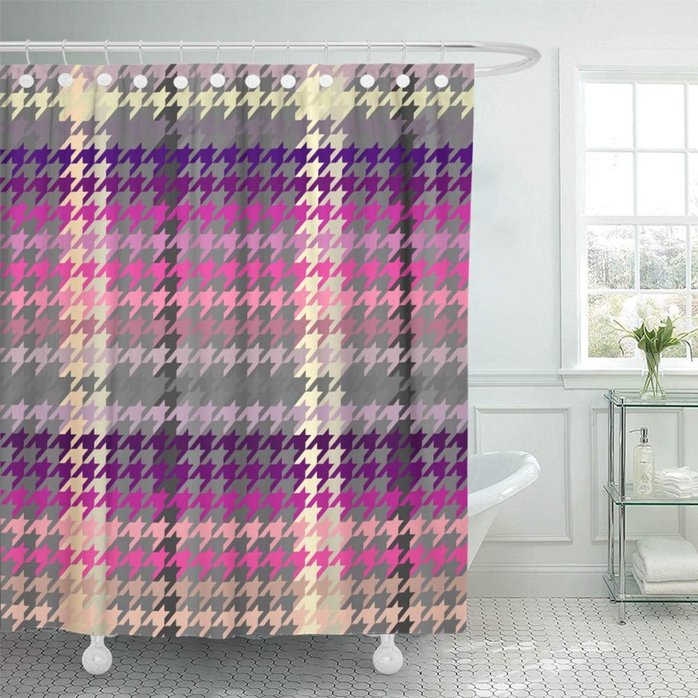 PKNMT Blue Dogtooth Classic Hounds Tooth Pattern in Abstract Style ...