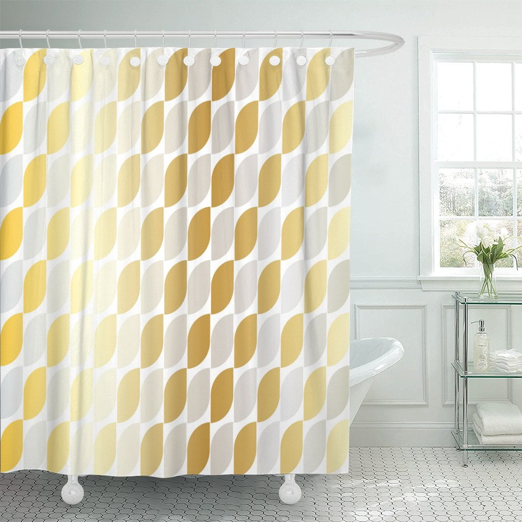 PKNMT Century Silver Gold Pattern Mid Modern Gradient Abstract ...