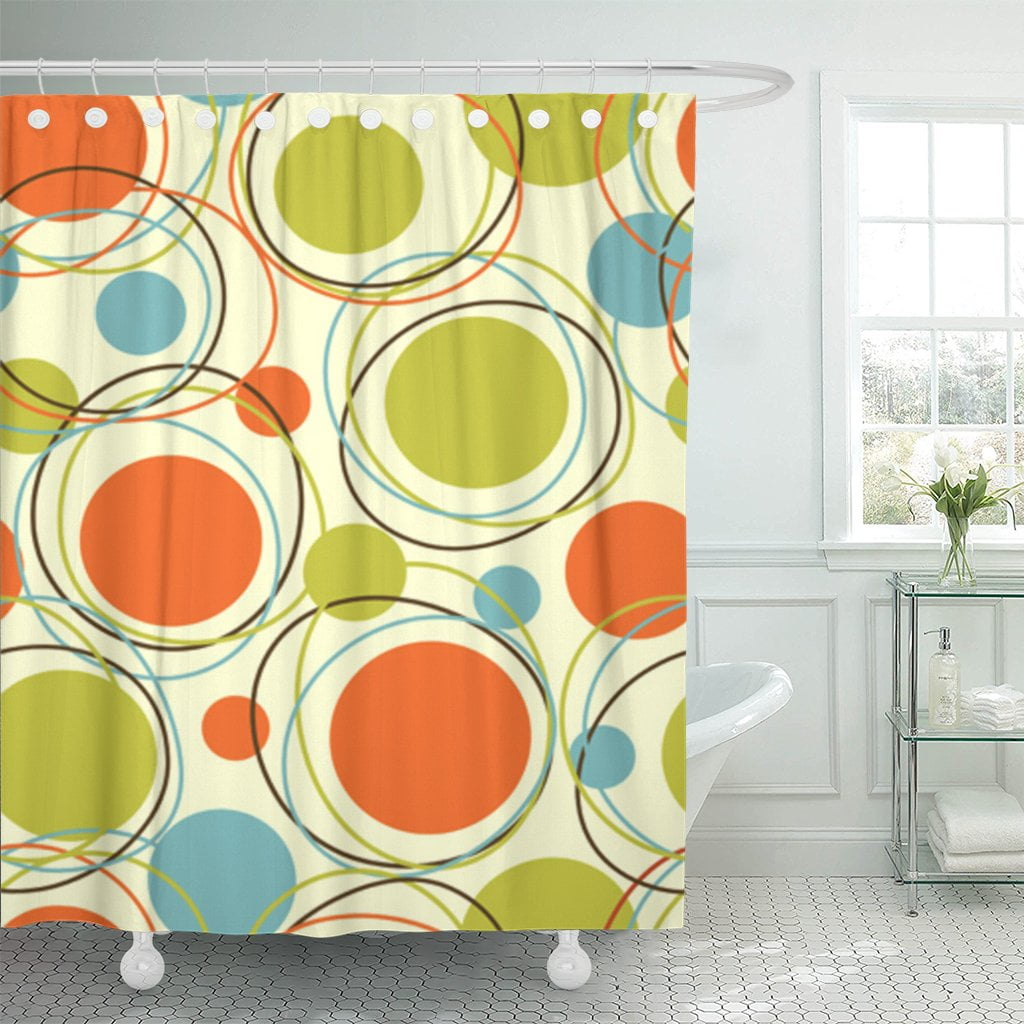 PKNMT Colorful Pattern Retro Abstract 1950S Mid Century 1960S Modern ...