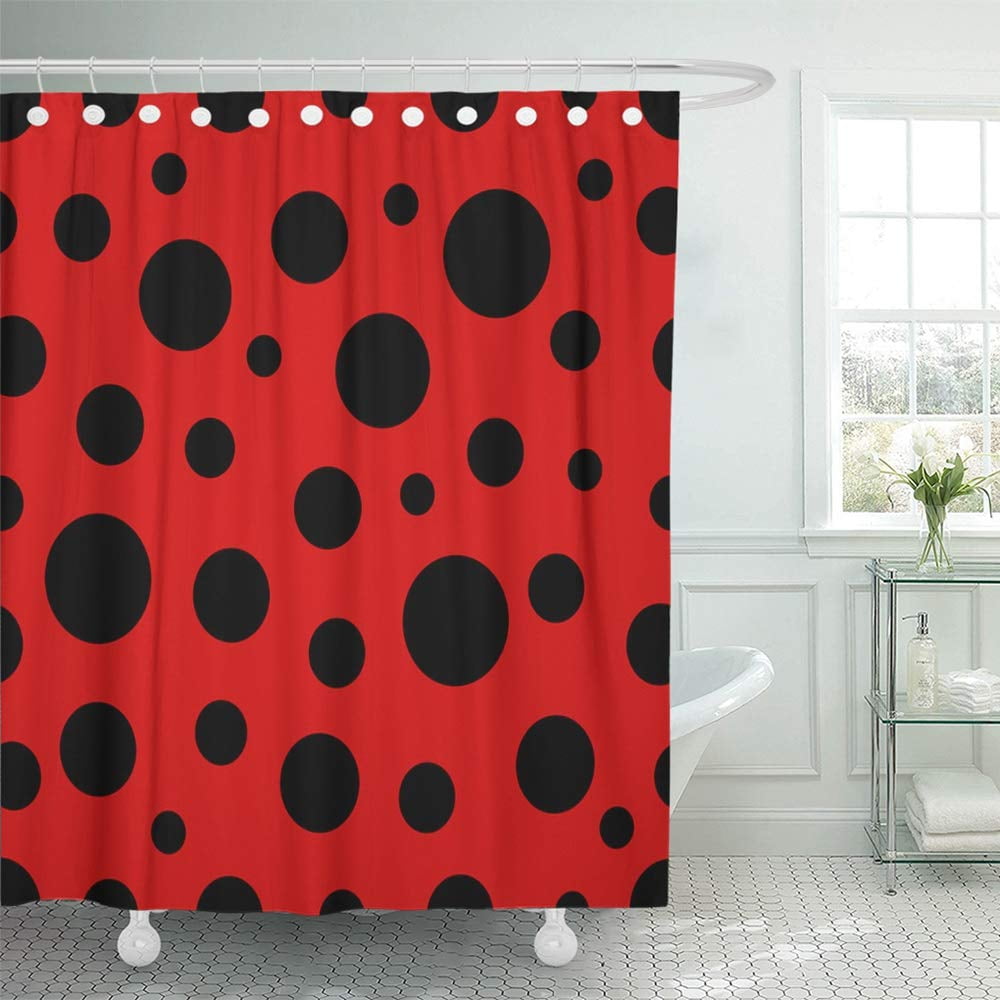 PKNMT Red Bug Ladybug Pattern Lady Ladybird Black Color Dot Nature ...