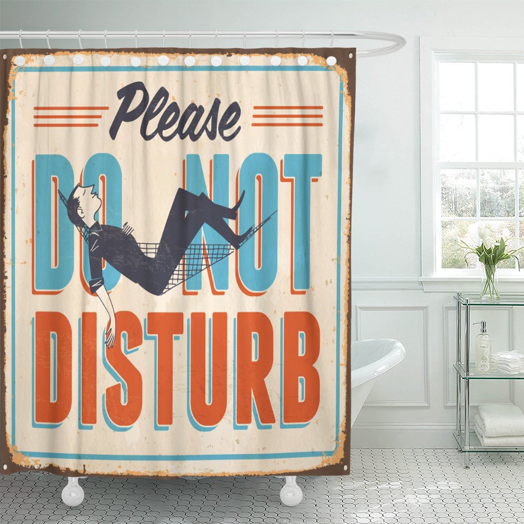 PKNMT Vintage Metal Sign Please Do Not Disturb Effects Can Shower ...