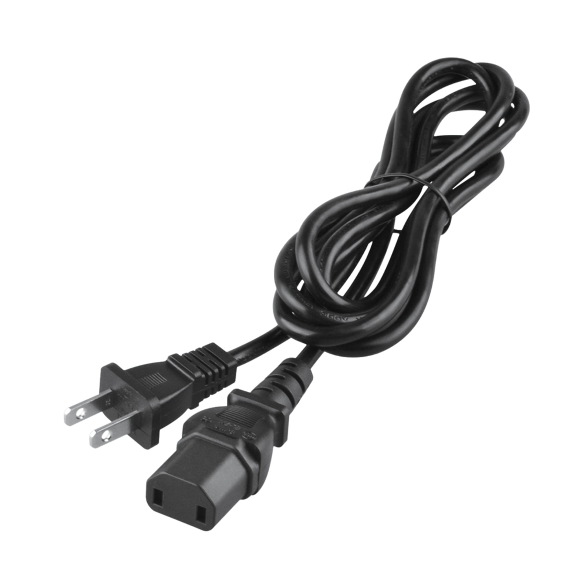 PKPOWER 2-Prong AC Power Cord Cable Lead Replacement for XBox One 360 ...