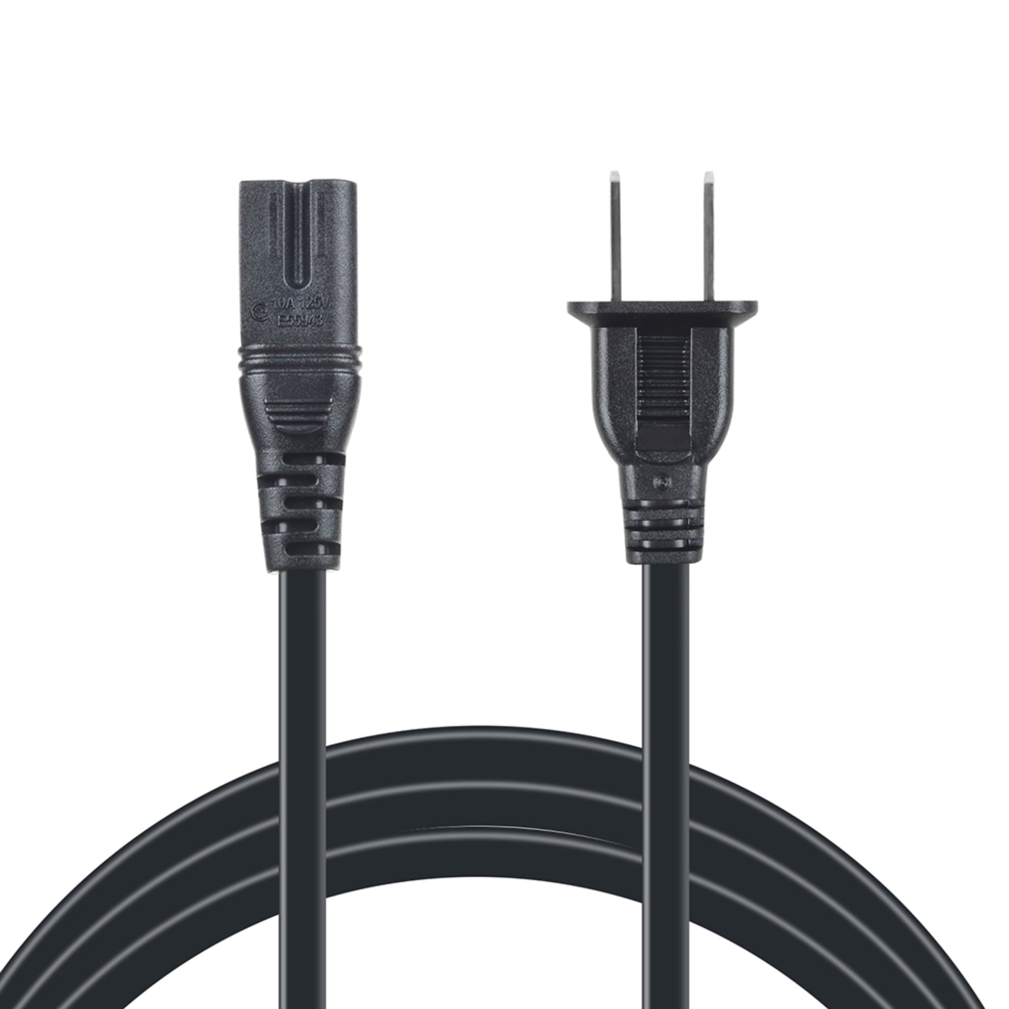 PKPOWER 5ft DO Type Flat-Round Electric AC Power Cord Cable Plug for ...