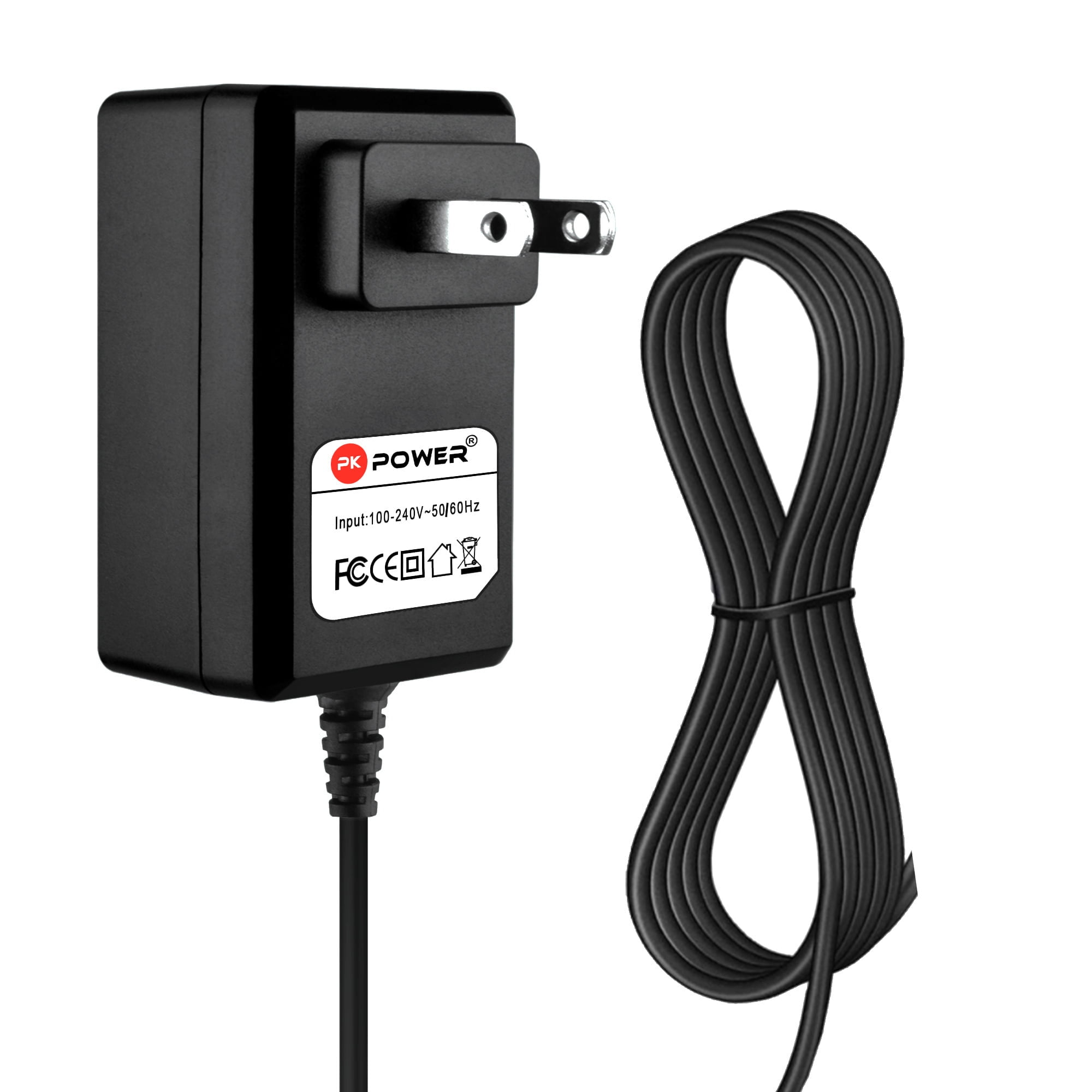 PKPOWER 9V 1A AC DC Adapter For Effect Pedals Output 9VDC 1000mA 5.5mm ...