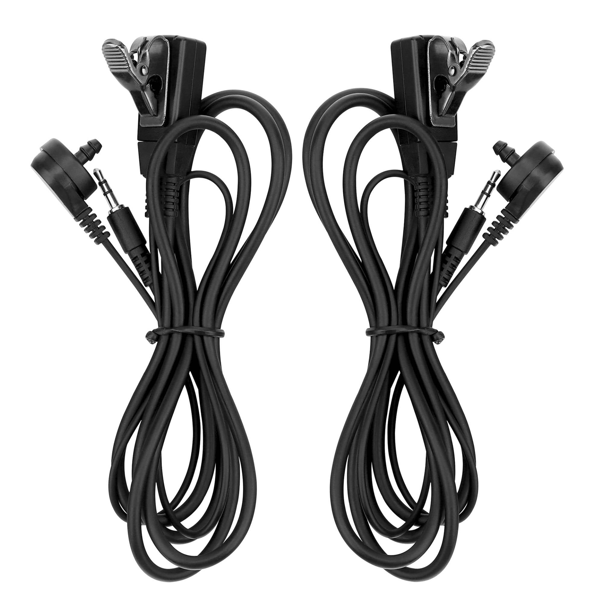 PKPOWER Covert Acoustic Tube Earpiece Headset with Mic for Cxt195 Cx112 ...