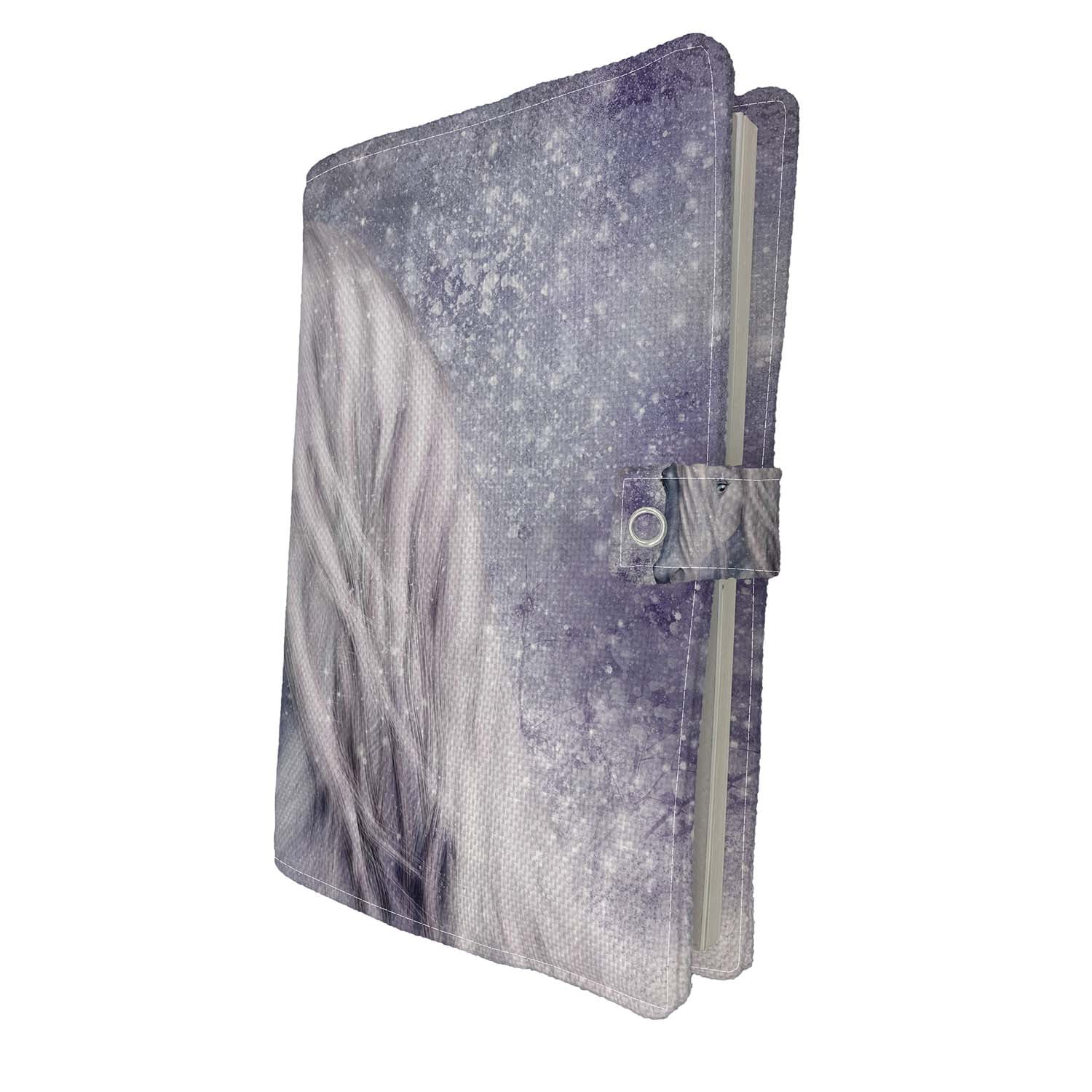 PKQWTM A Magical Unicorn Snowy Book Cover Book Protector Book Sleeve ...