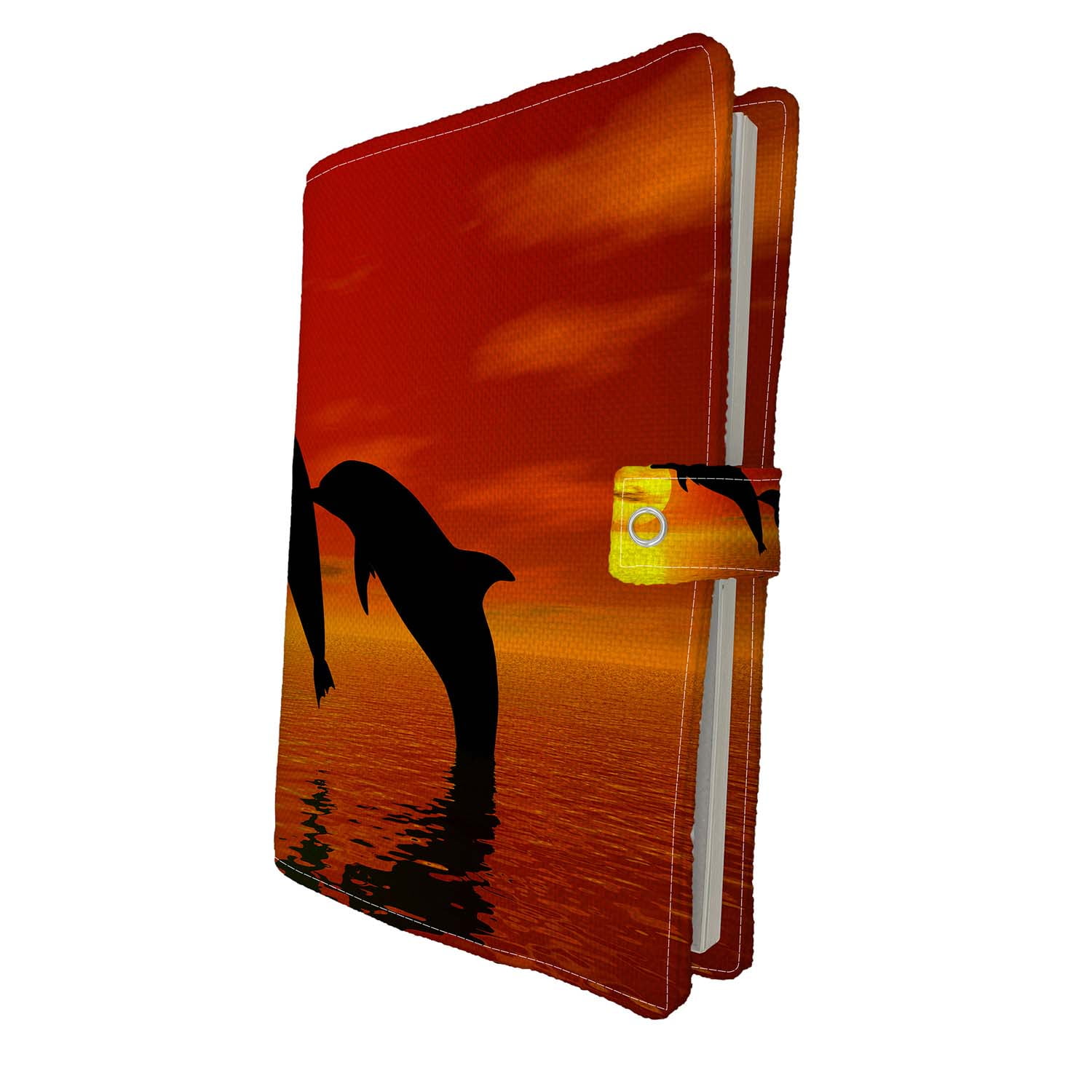 PKQWTM A Rendering of Dolphins Leaping in the Air Book Cover Book ...