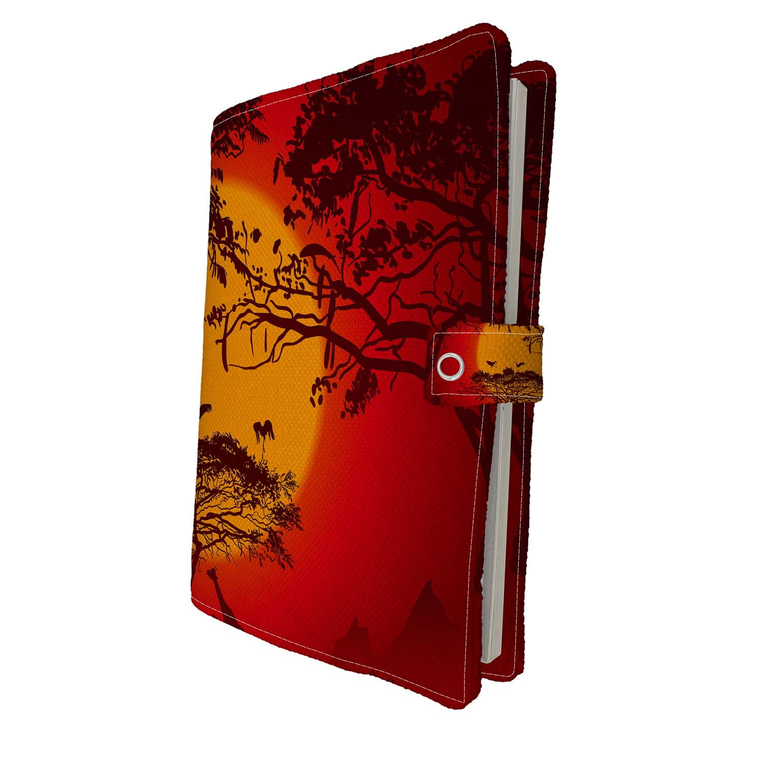 PKQWTM African sunset Book Cover Book Protector Book Sleeve Book Pouch ...