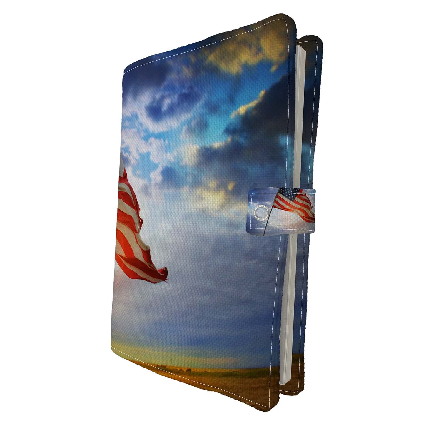 PKQWTM American Flag Book Cover Book Protector Book Sleeve Book Pouch ...