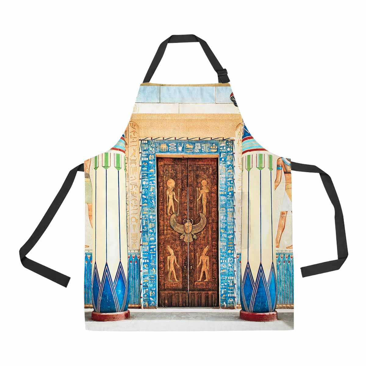 PKQWTM Ancient Egyptian writing stone Egypt Ancient Egypt Unisex Adjustable Bib Apron with ...