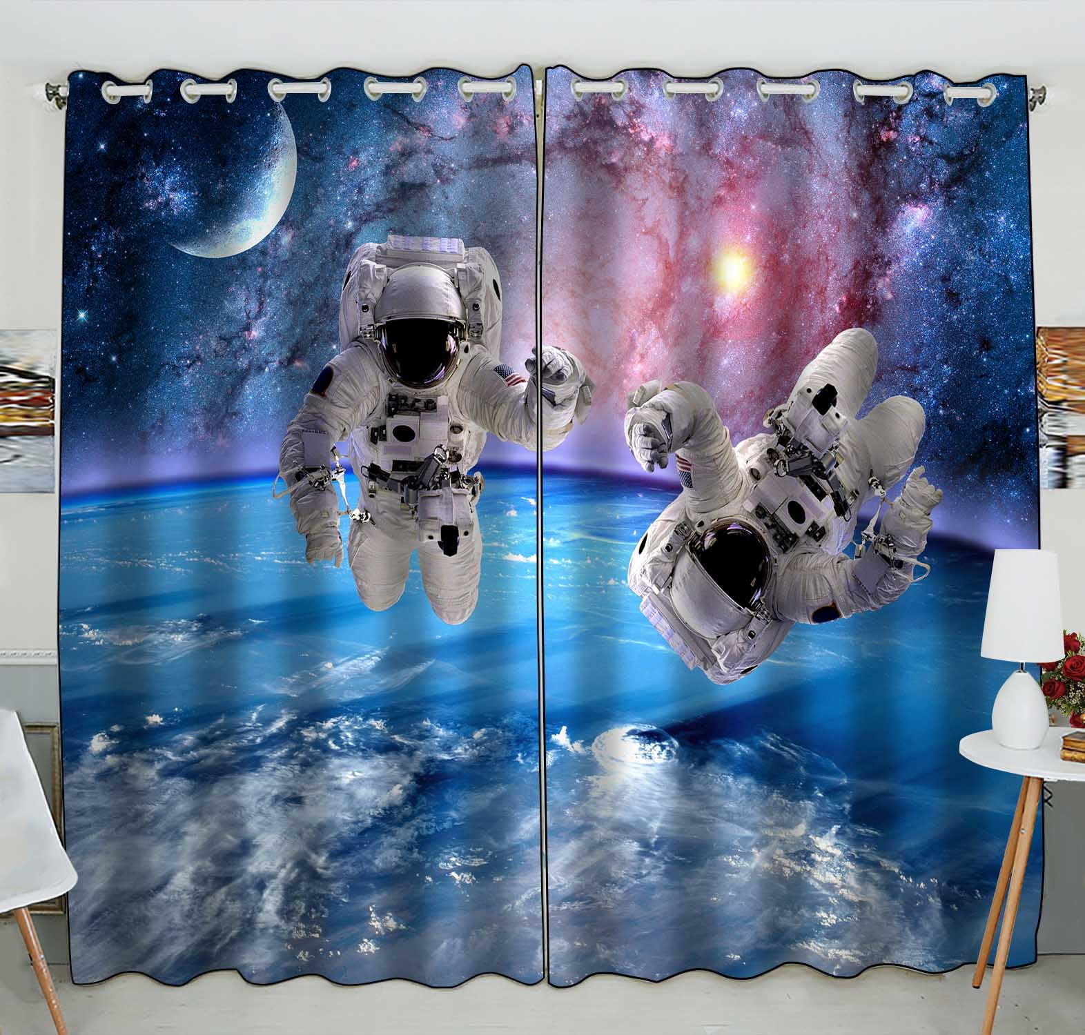 PKQWTM Astronaut Spaceman Outer Space Moon Planet Solar System Universe ...