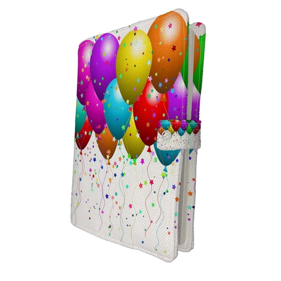 PKQWTM Balloons Star Shaped Confetti Book Cover Book Protector Book ...