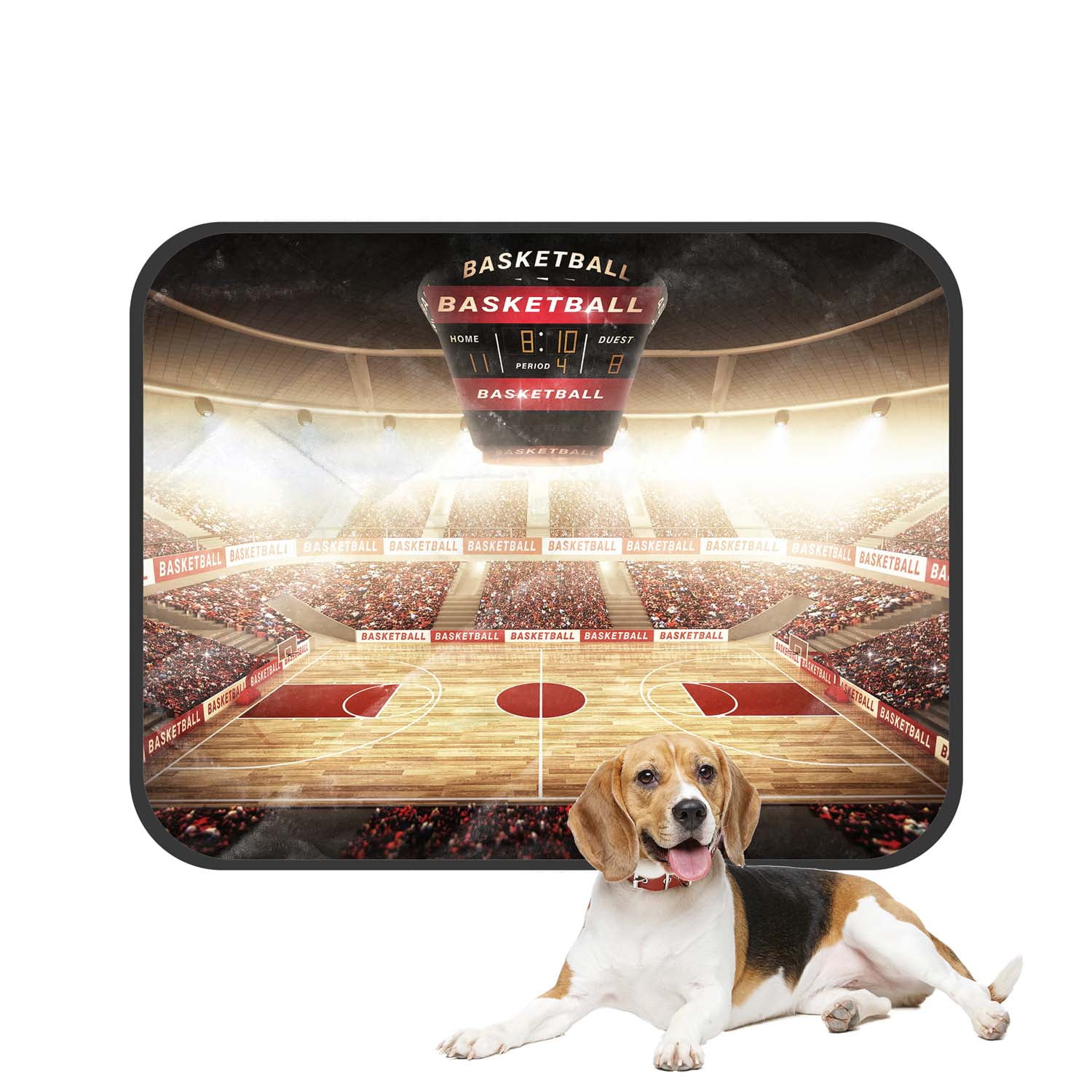 PKQWTM Basketball Arena Pet Dog Cat Bed Pee Pads Mat Cushion Potty ...