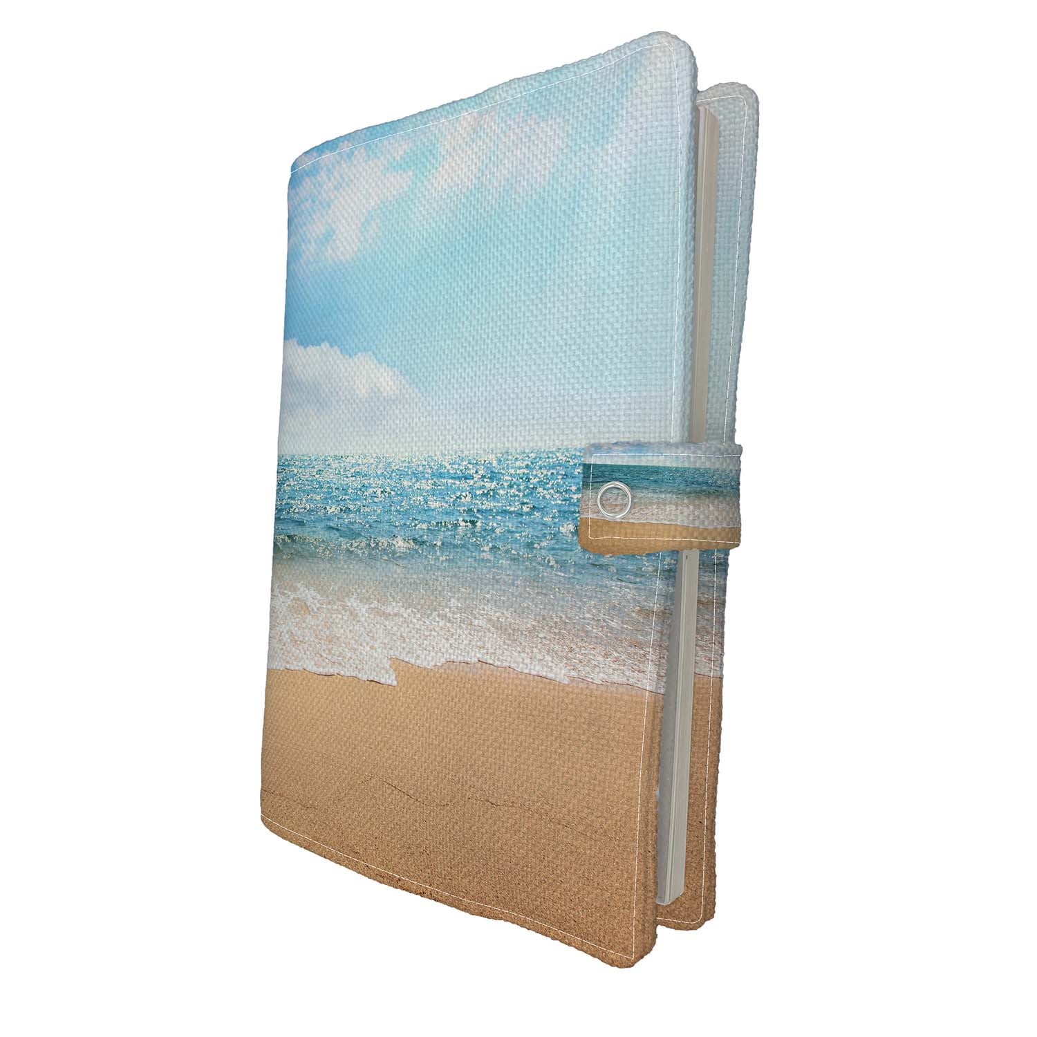PKQWTM Beach And Tropical Sea At Sunny Day Book Cover Book Protector ...