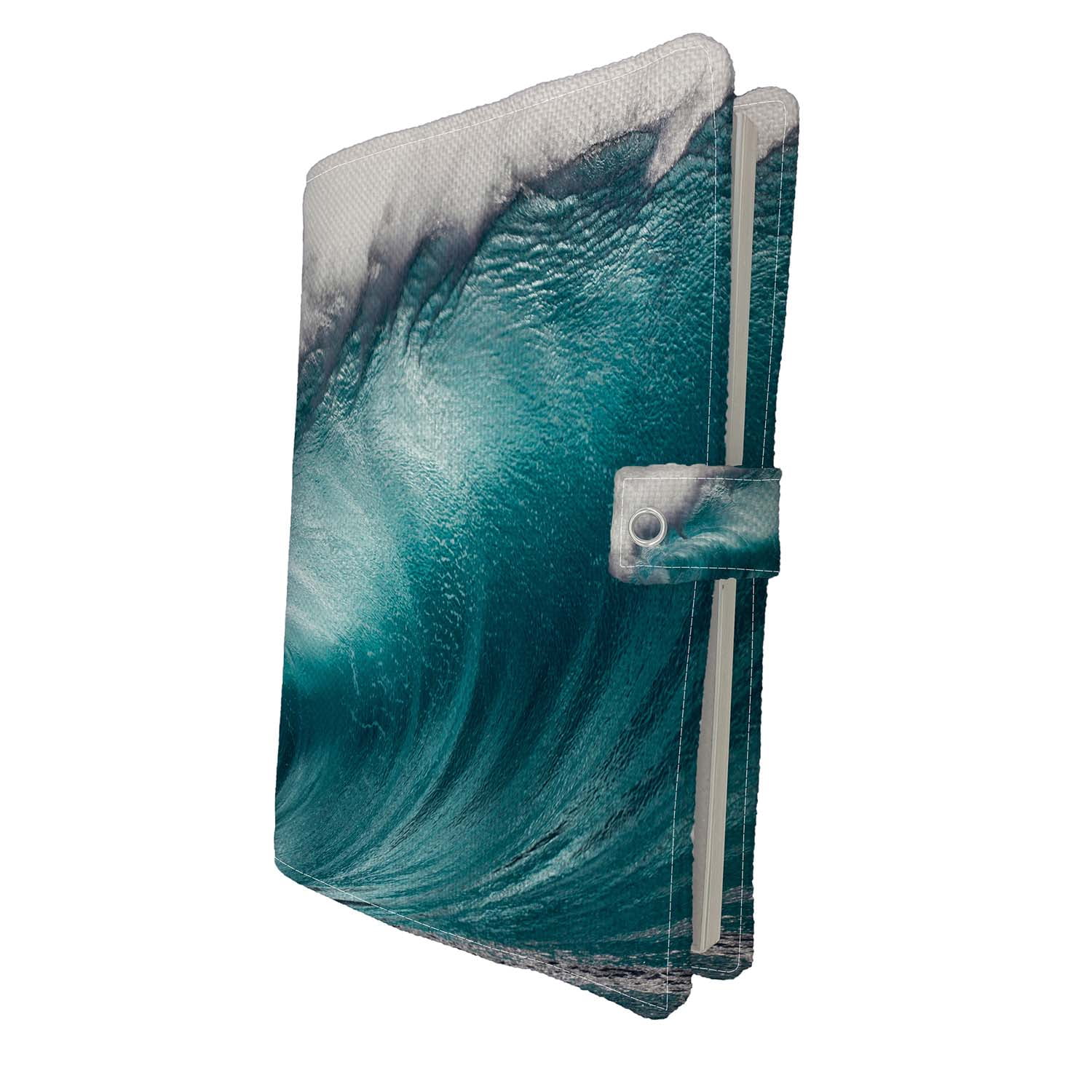 PKQWTM Big Blue Ocean Book Cover Book Protector Book Sleeve Book Pouch ...