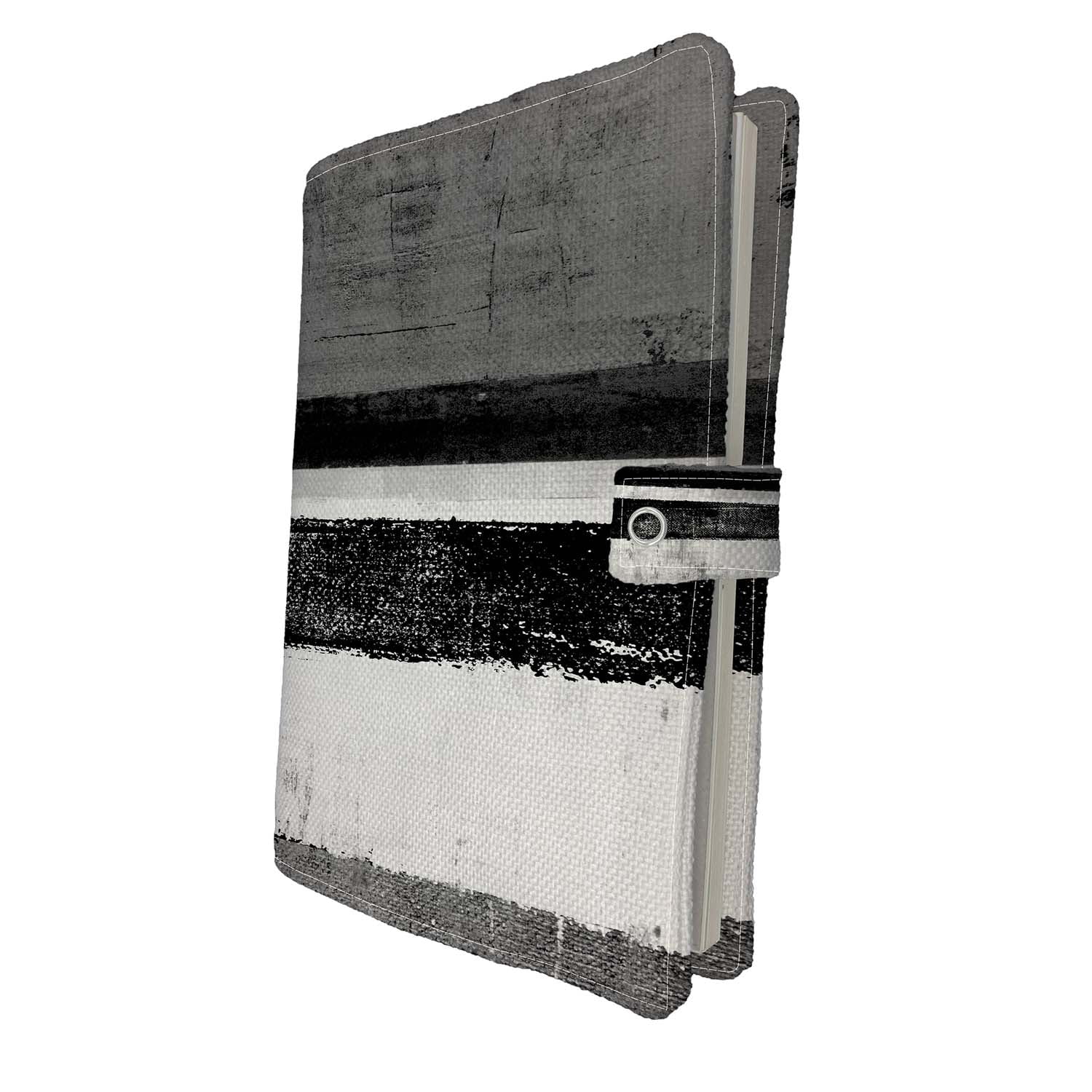 PKQWTM Black And White Abstract Art Painting Book Cover Book Protector ...