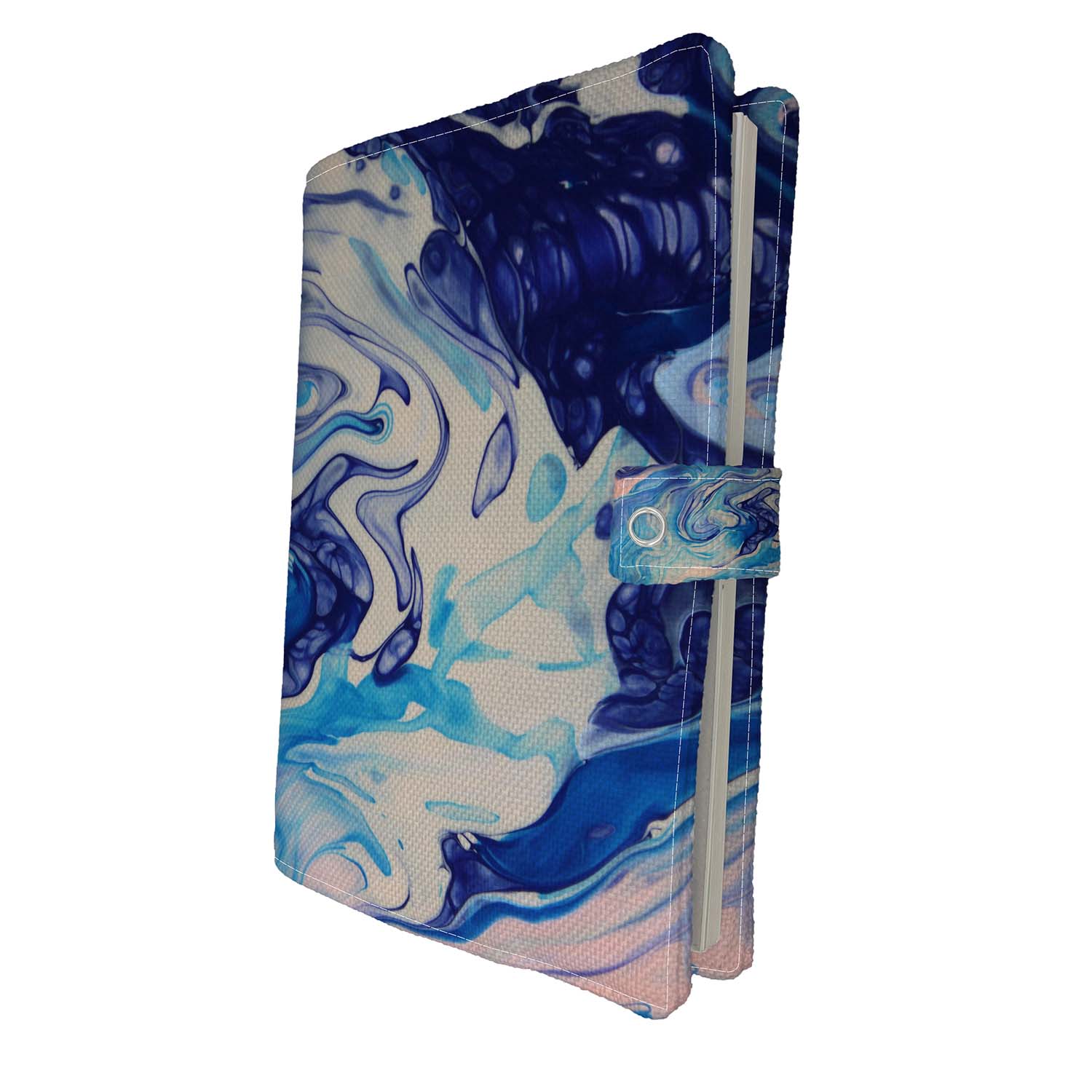 PKQWTM Blue and pink marble art painting Book Cover Book Protector Book ...