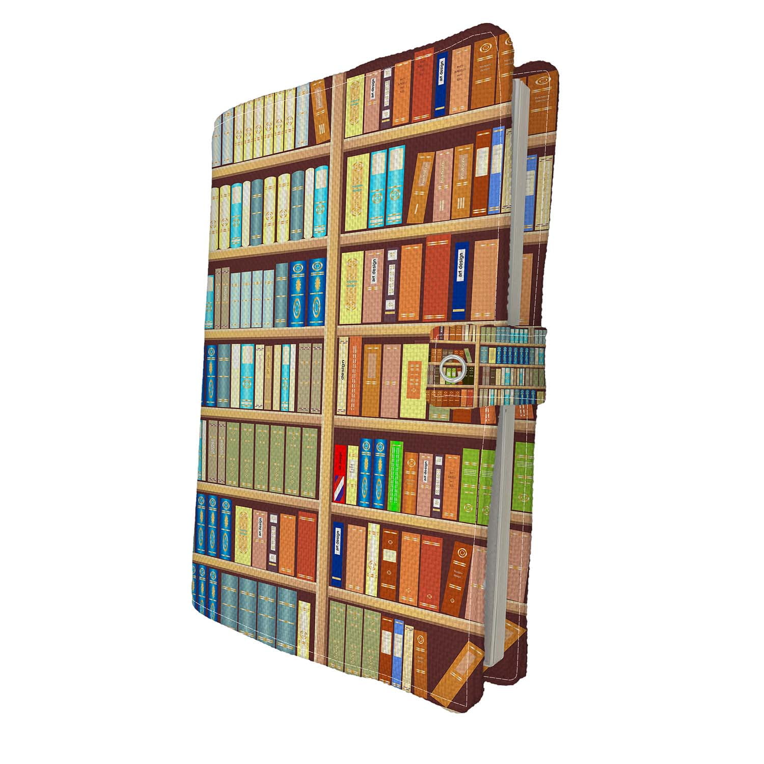 PKQWTM Bookcase Full Of Different Colorful Books Book Cover Book ...