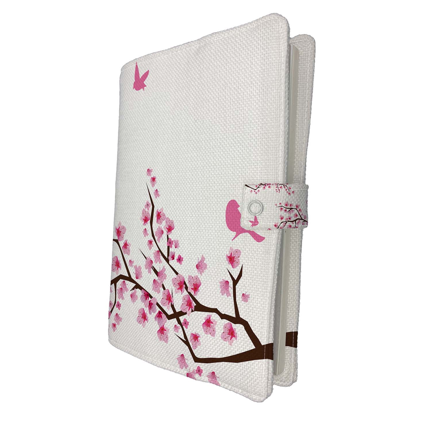 PKQWTM Cherry Blossom Birds Book Cover Book Protector Book Sleeve Book ...