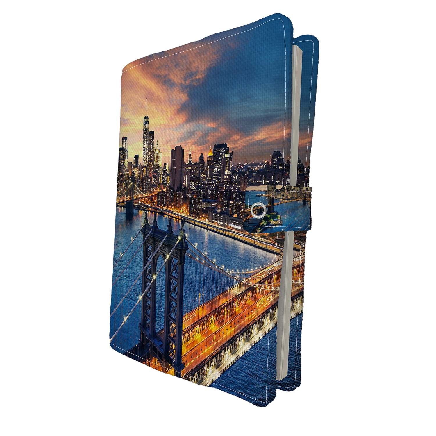 PKQWTM Cityscape Manhattan Brooklyn Bridge New York City Skyline Book ...
