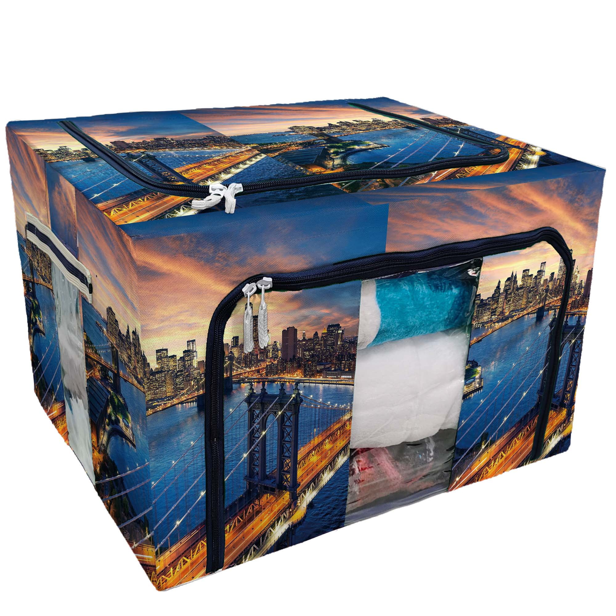 PKQWTM Cityscape Manhattan Brooklyn Bridge New York City Skyline ...