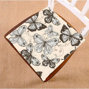 Upholstery Faux Linen Dining Long Chair pads Bench Pad Long Chair ...