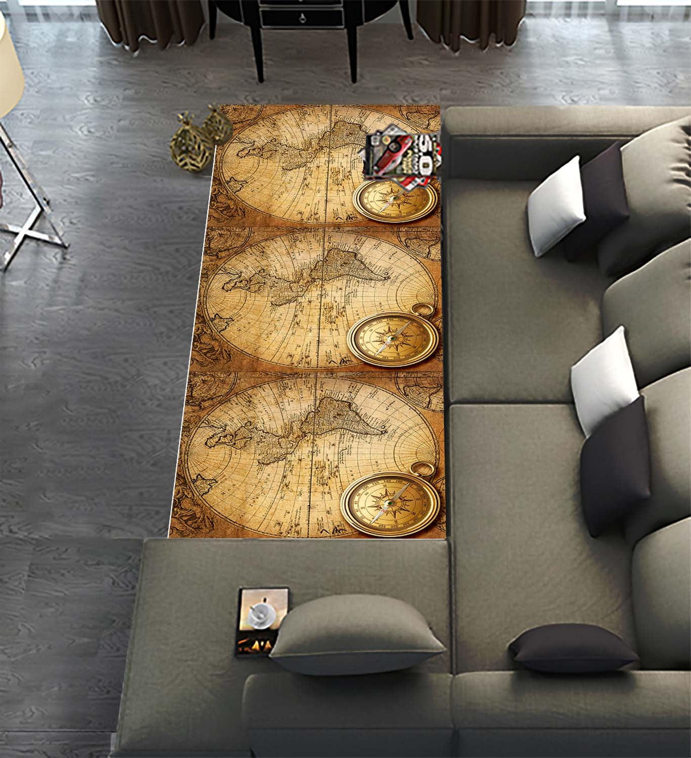 PKQWTM Find The Way Runner Rug 4 x 12ft Long Area Rug Carpet for ...